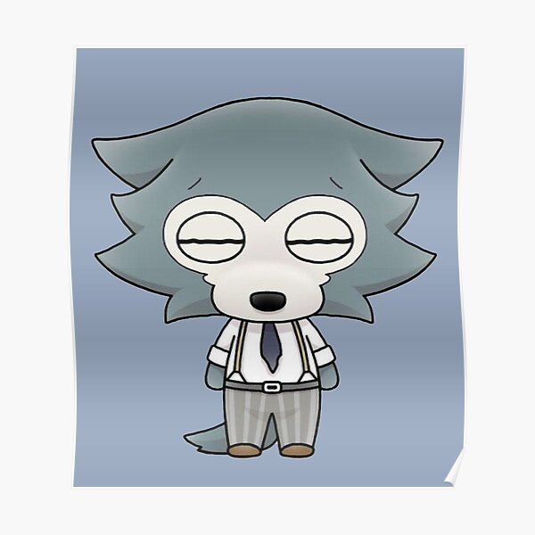 "Beastars Legoshi Chibi #3" Poster for Sale by thePeachPit | Redbubble