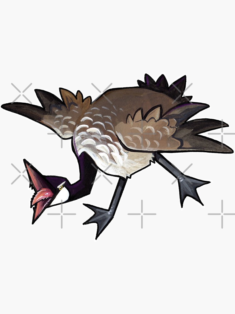 "Angry goose" Sticker for Sale by ArtOfBianca | Redbubble