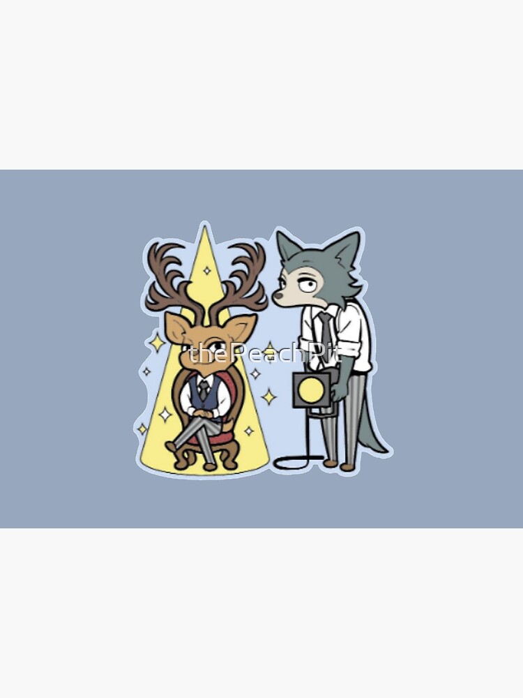 "Beastars Legoshi and Louis (with Spotlight) Chibi" Mask by thePeachPit ...