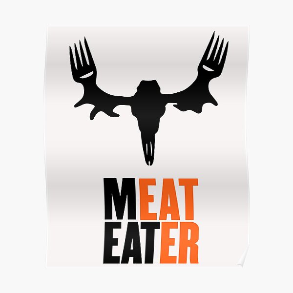 "Gray Meat Eater Logo" Poster by Stormerian | Redbubble