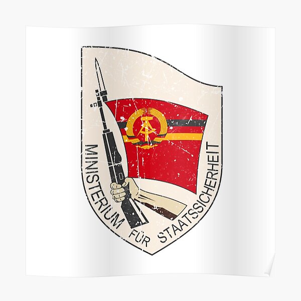 "East Germany Stasi DRG " Poster for Sale by quark | Redbubble