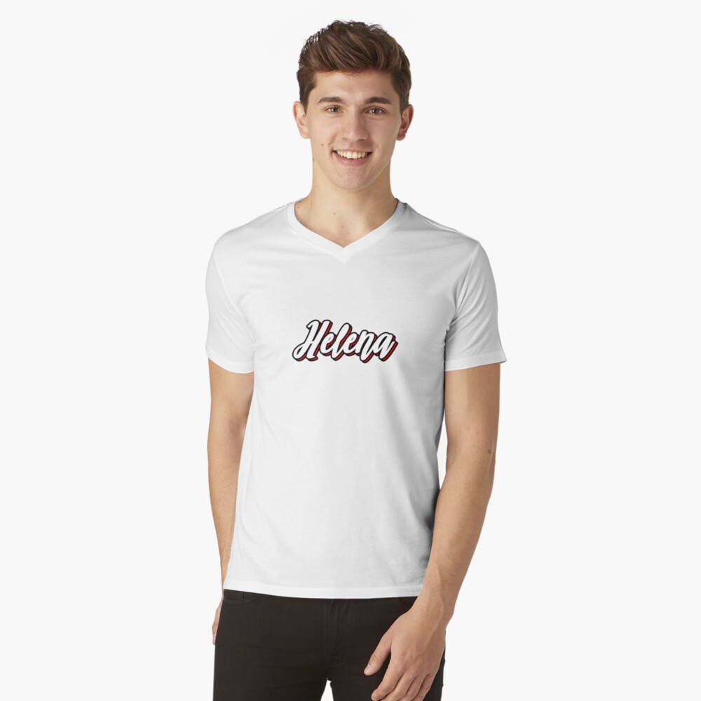 "Helena first name - hand lettering design" Sticker by sulies | Redbubble