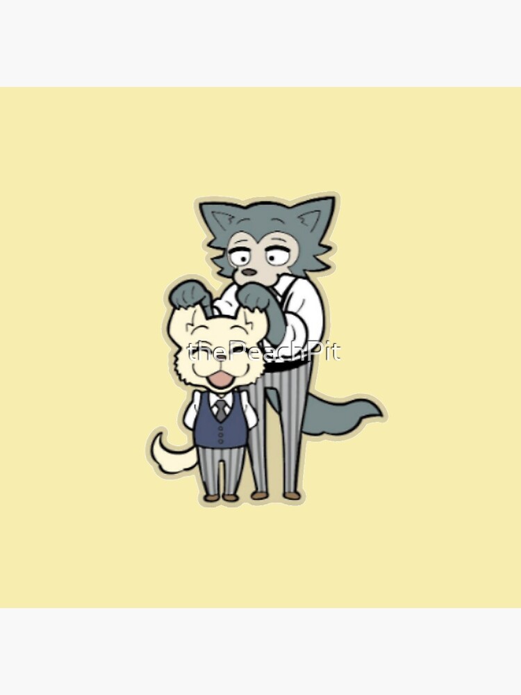 "Beastars Legoshi and Jack (Ear Lift) Chibi" Pin for Sale by ...