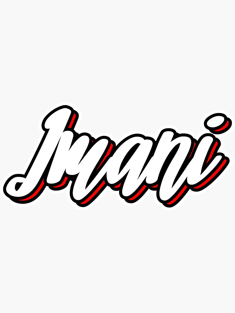 "Imani first name - hand lettering design" Sticker by sulies | Redbubble