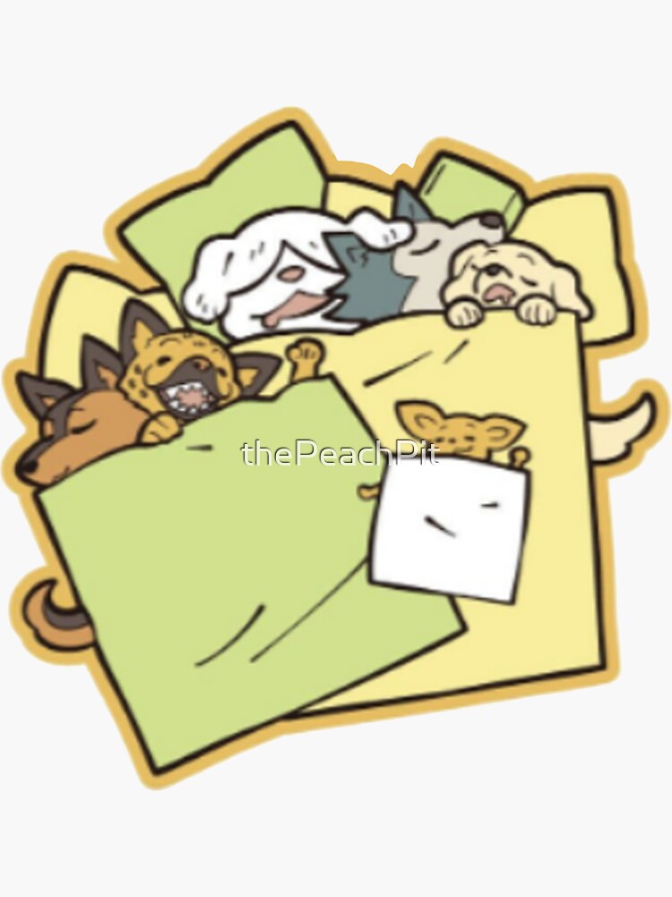 "Beastars Legoshi and Jack (in Dormitory Friends Pile) Chibi" Sticker ...