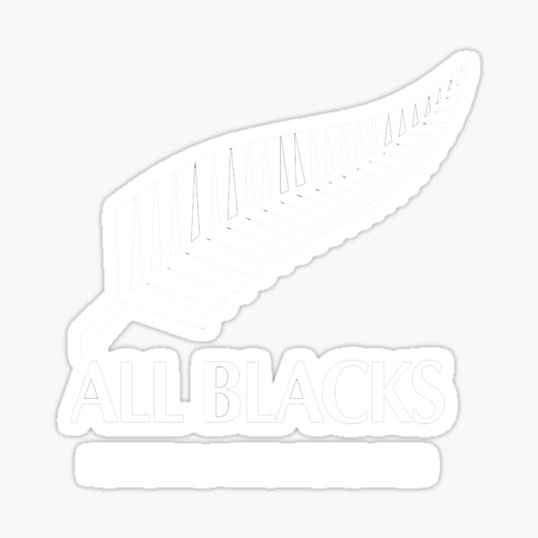 "NZ All Blacks apparel" Sticker for Sale by Supradon | Redbubble