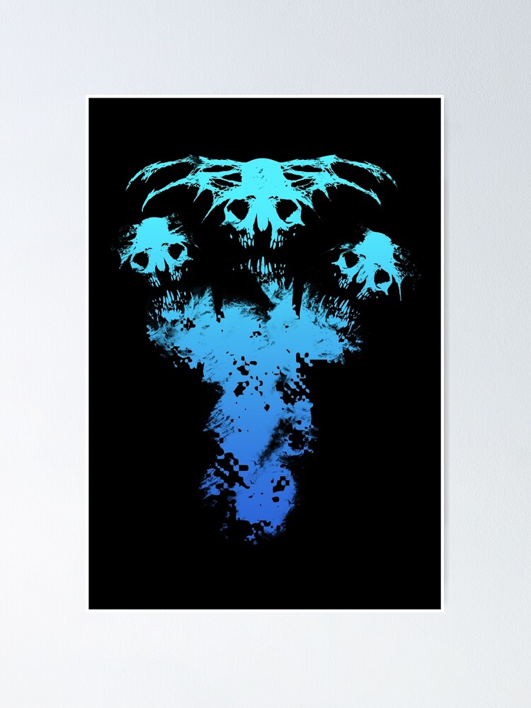 "The Wither - Blue" Poster for Sale by NissaArt | Redbubble