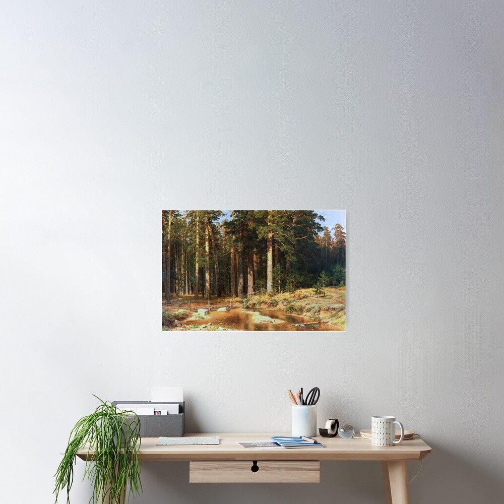 "Ivan Shishkin - Mast Tree Grove (1898)" Poster for Sale by ...