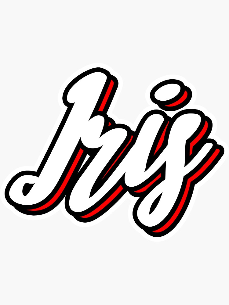 "Iris first name - hand lettering design" Sticker for Sale by sulies ...
