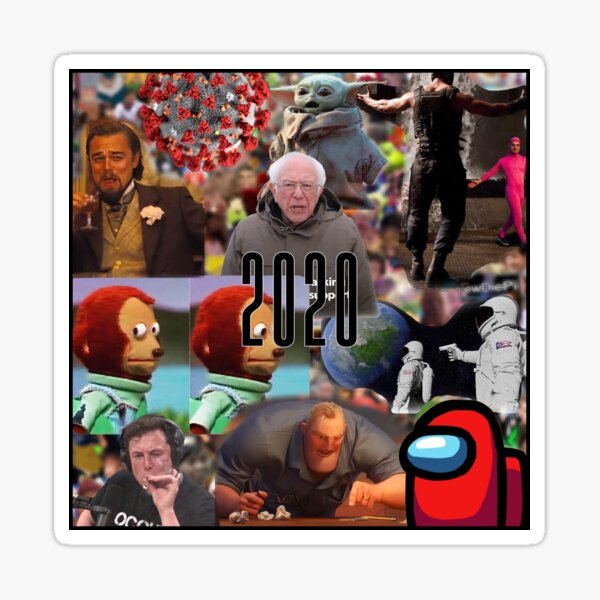 "Memes 2020" Sticker for Sale by dimitar-pnankov | Redbubble
