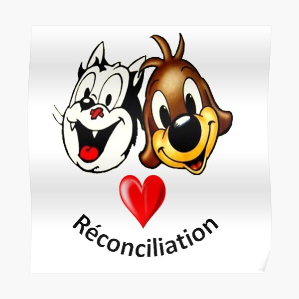 "Dog and Cat Reconciliation" Poster for Sale by Wargames1 | Redbubble