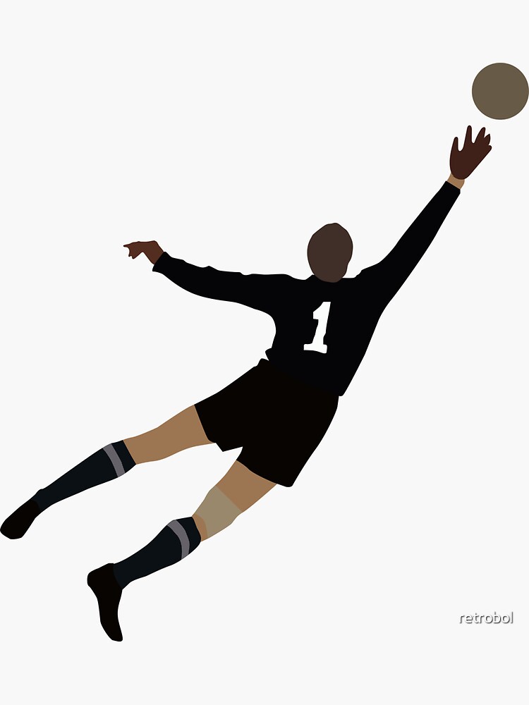 "Lev yashin" Sticker for Sale by retrobol | Redbubble