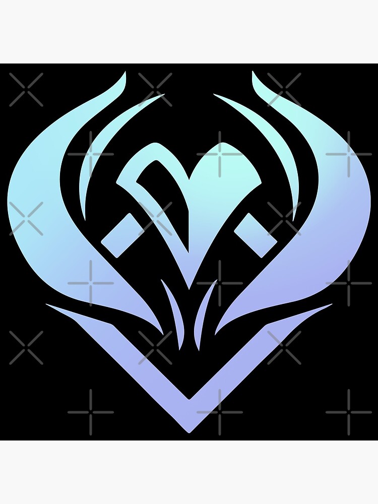 "Ahri KDA Logo" Photographic Print for Sale by soyranka | Redbubble