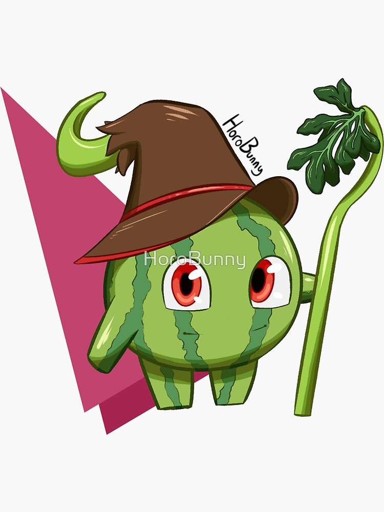 "Wizard Melon" Sticker by HoroBunny | Redbubble
