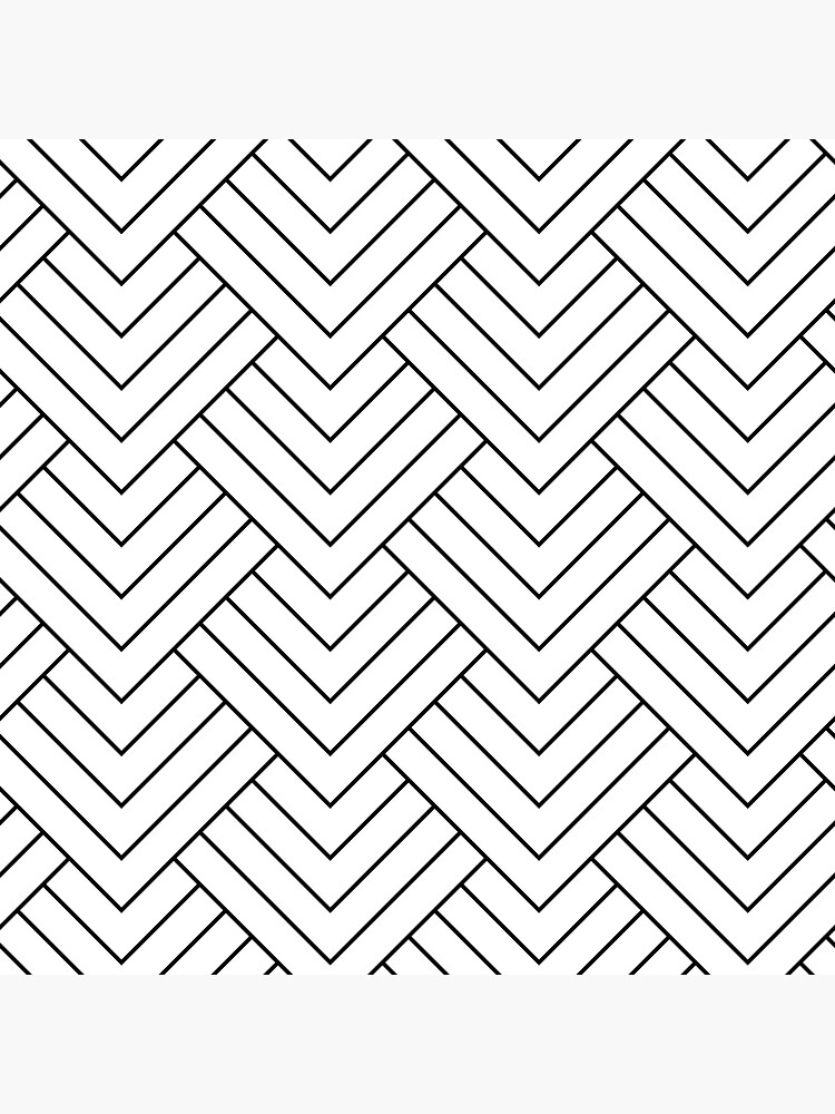 "Interlocking Line Pattern" Sticker by hatimelhag | Redbubble