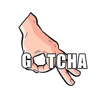 Pegatina for Sale con la obra «The Circle Game Gotcha Prank» de ...