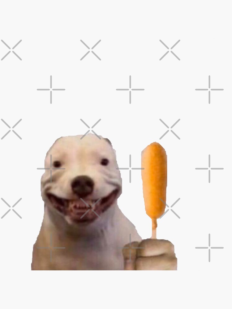 "Corn Dog" Sticker for Sale by Silasi | Redbubble