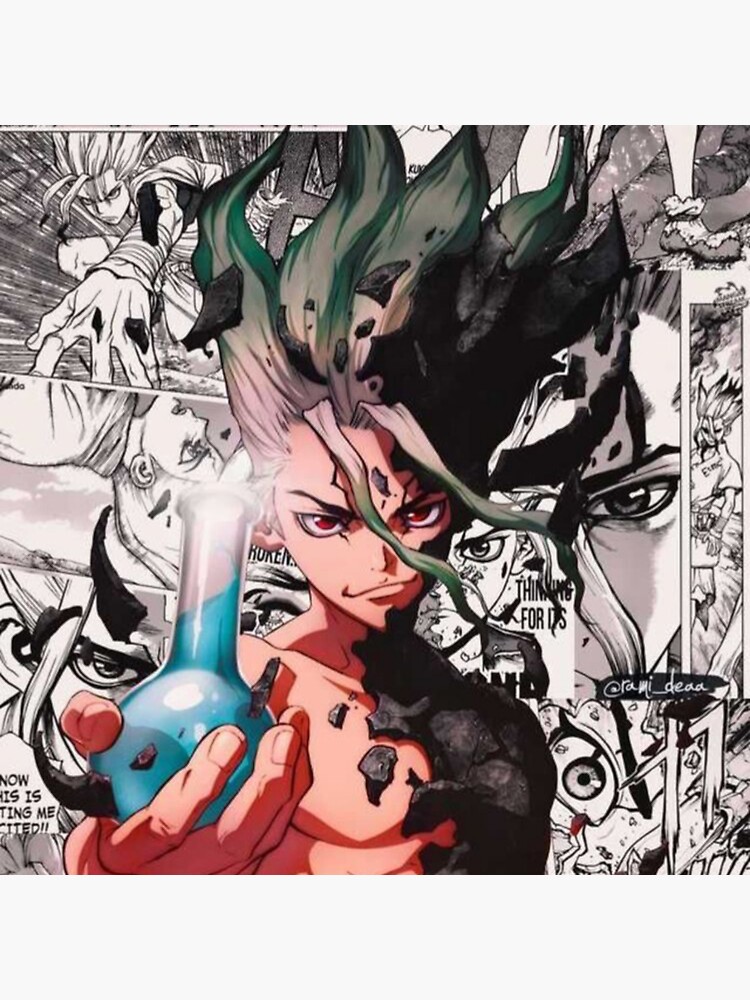 "Senku NEW !! 2020 (Dr. Stone)" Sticker by Nefory | Redbubble