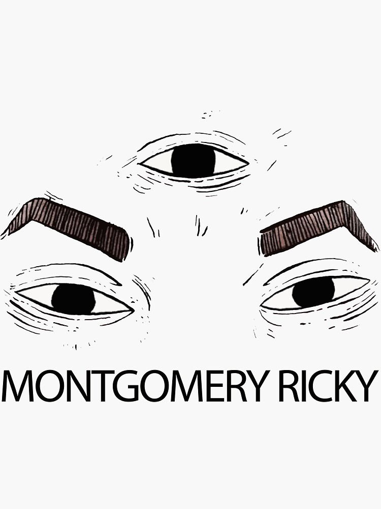 "Ricky Montgomery" Sticker by philipcarter215 | Redbubble