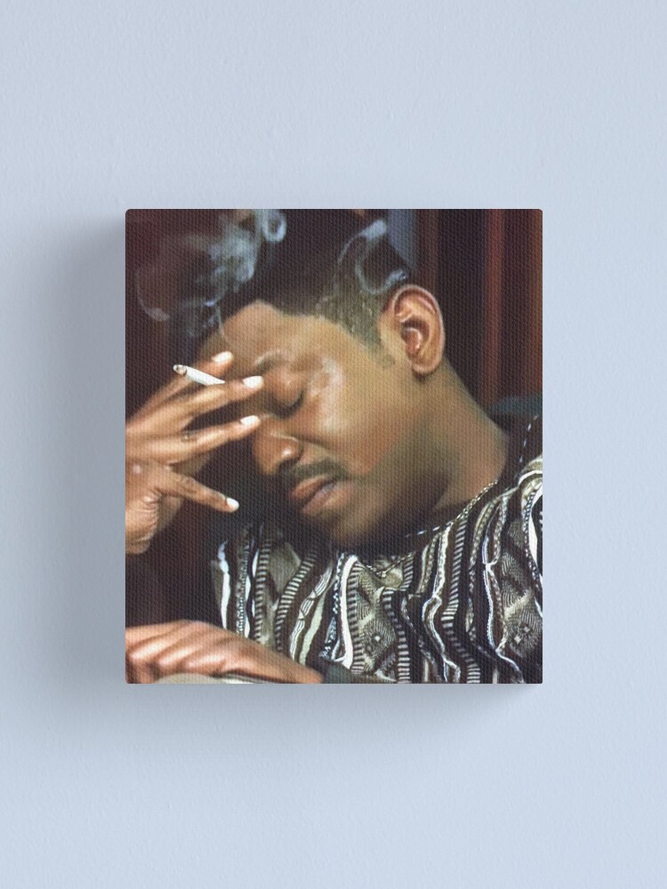 Lienzo «Mekhi Phifer Meme Fumar Reacción Gif cabeza abajo ojos cerrados ...