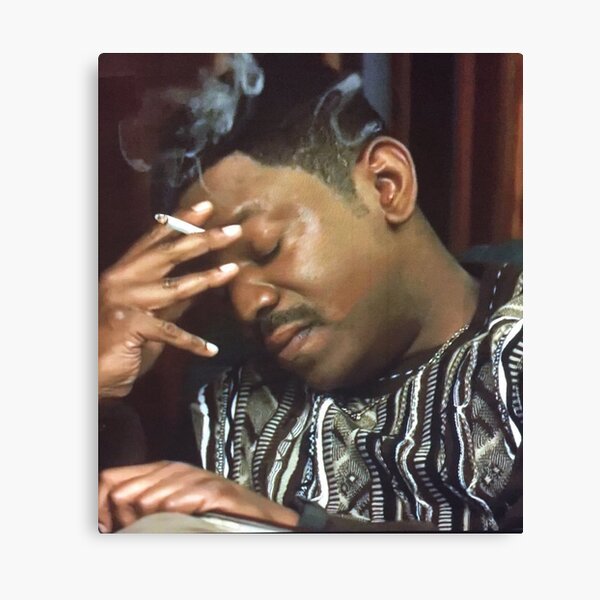Lienzo «Mekhi Phifer Meme Fumar Reacción Gif cabeza abajo ojos cerrados ...