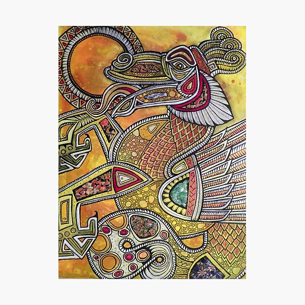 Lámina fotográfica « mosaico de cáscara de huevo acrílico y roto ...