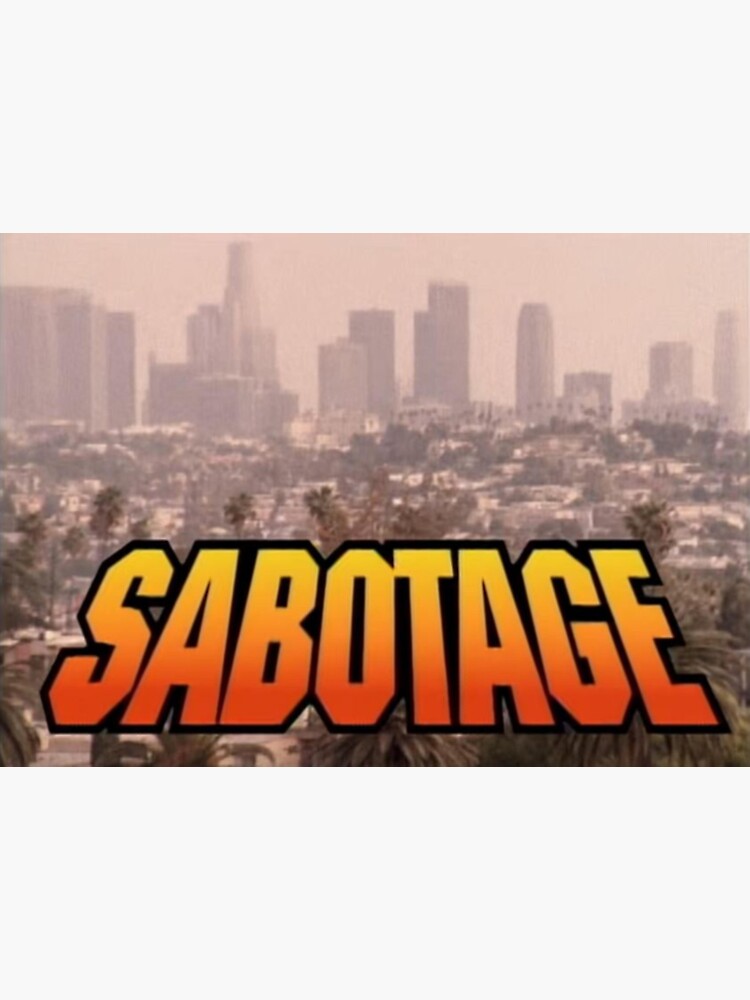 Sticker « Beastie Boys Sabotage L.A Clip vidéo », par Retro-Asthetic ...