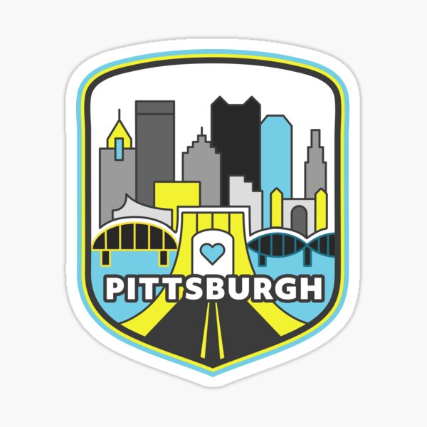 "Pittsburgh Love Stickers - Pennsylvania Stickers" Sticker by ...