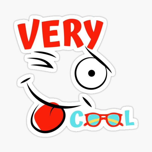 "Very Cool" Sticker for Sale by janifa | Redbubble