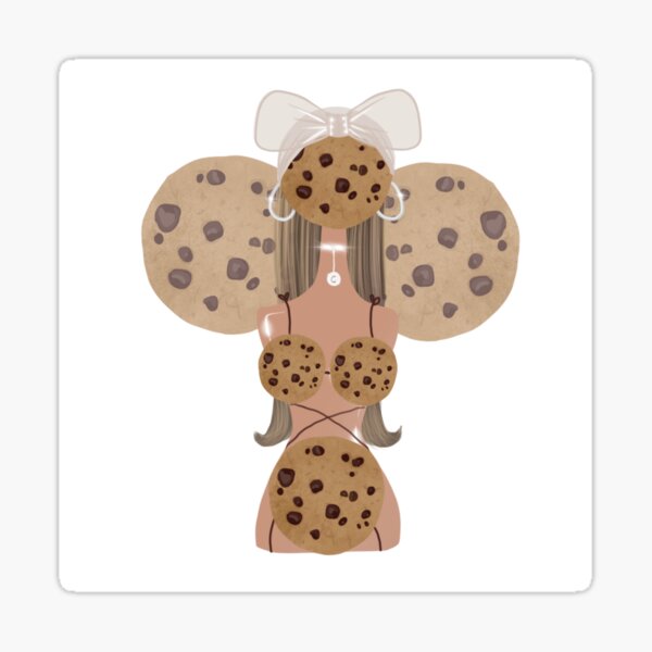 "Cookie Crumble Hand Drawn Illustration" Sticker for Sale by ...