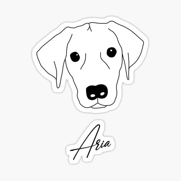 "Aria ( Drawing )" Sticker by 3-23-DESIGN-CO | Redbubble