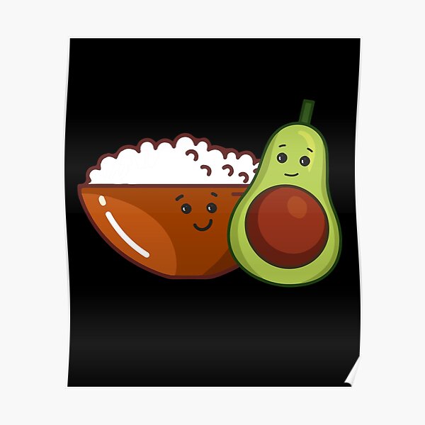 "Potatsio con arroz blanco meme Potasio Avocado" Poster by kobby-mendez ...