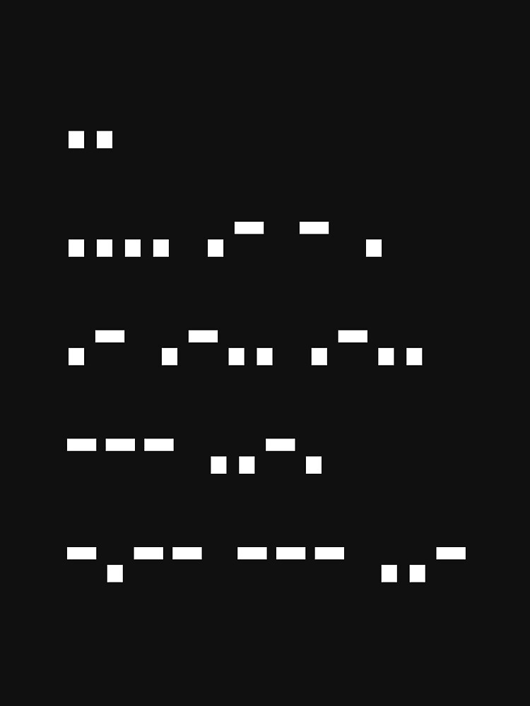 "I Hate All Of You Morse Code" T-shirt for Sale by MadeToWear ...