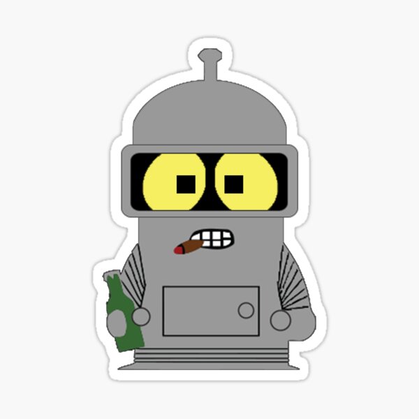 Bender Stickers | Redbubble