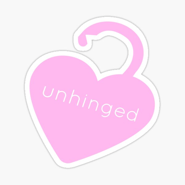 "Unhinged Love" Sticker for Sale by stunfisky | Redbubble