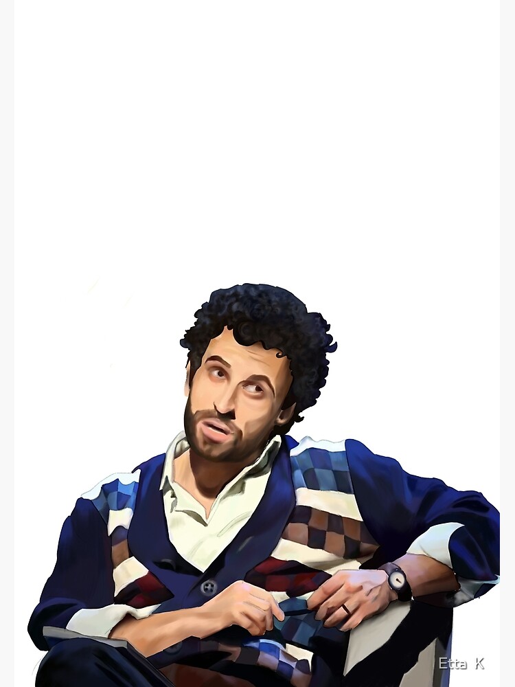 "Dr Mendel Weisenbachfeld realistic drawing from falsettos" Art Print ...