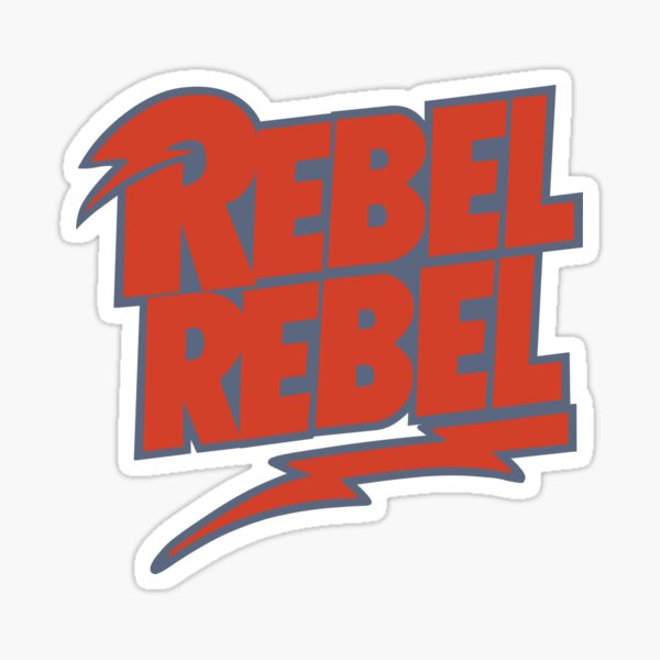 "Rebel Rebel" Sticker for Sale by Magnus556 | Redbubble