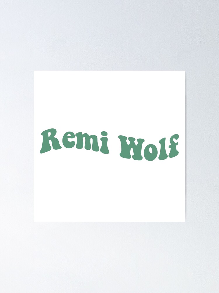 "Remi Wolf - Groovy Font" Poster for Sale by deirdrelol | Redbubble