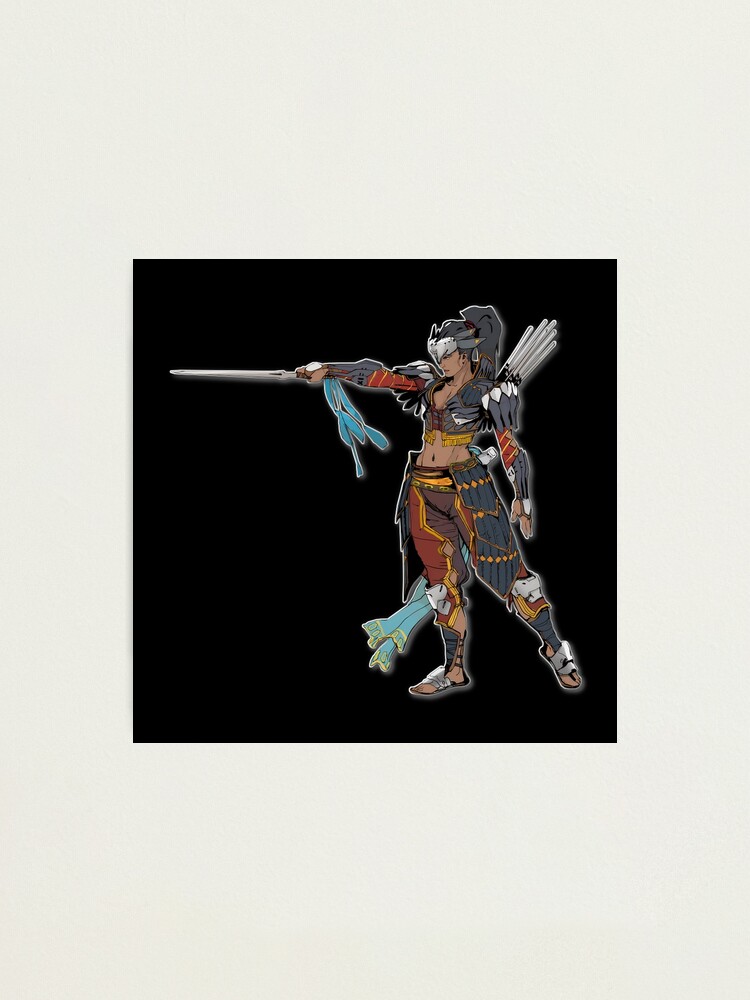 Lámina fotográfica «Carja hunter - HZD - Pegatina Horizon Zero Dawn # 1 ...