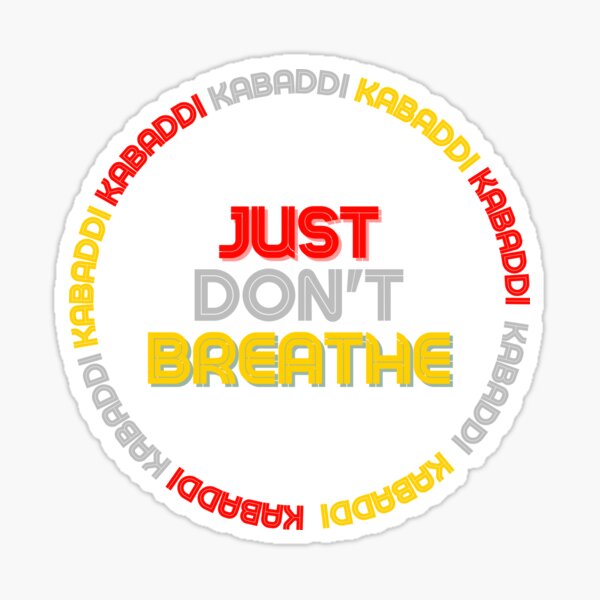 "Kabaddi Circle - Red/Yellow/White" Sticker for Sale by blm-bsc | Redbubble