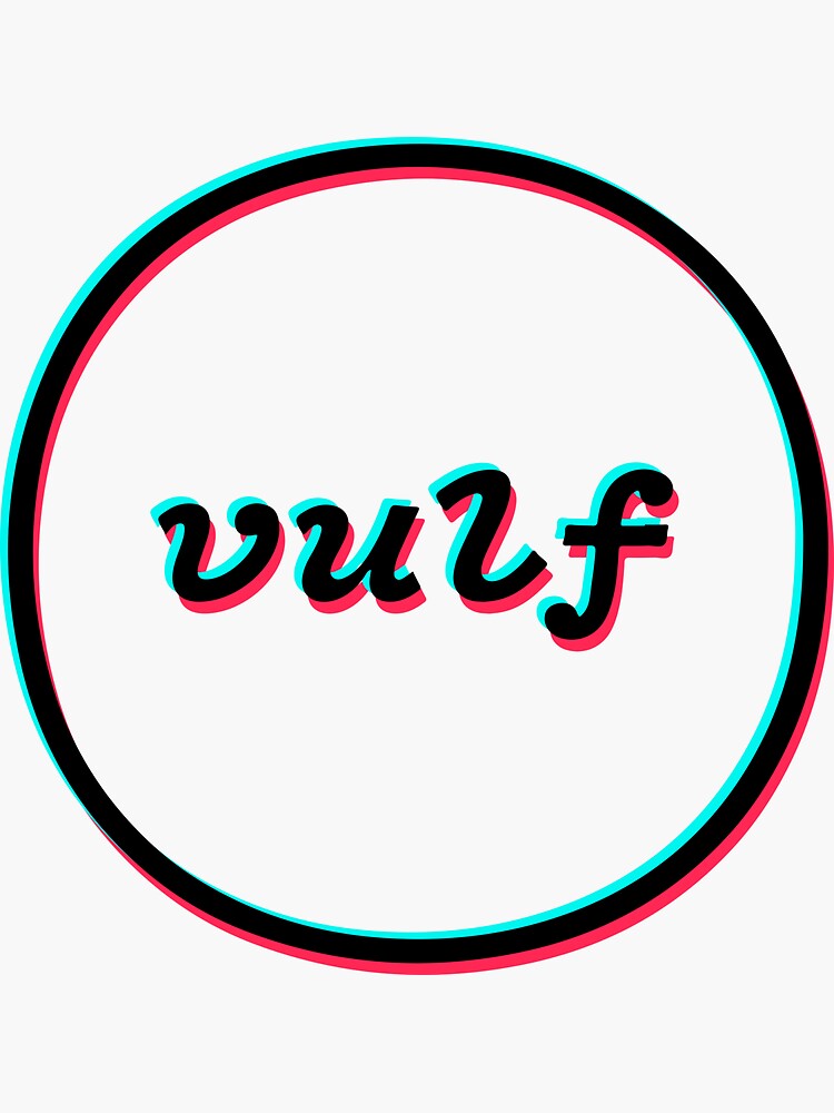 "Vulfpeck Vulf Tik Tok Design" Sticker for Sale by creativesupply ...