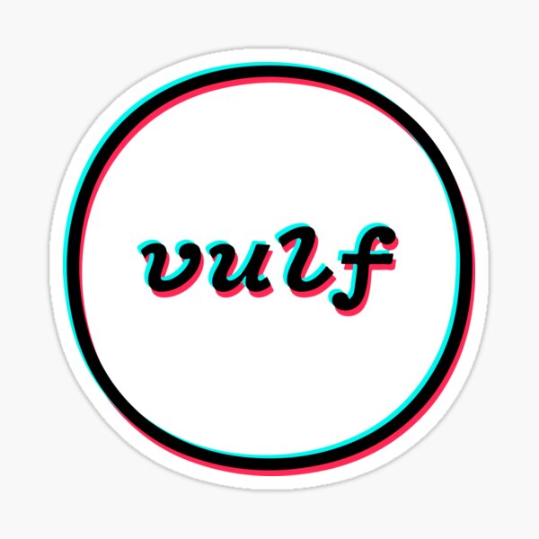 "Vulfpeck Vulf Tik Tok Design" Sticker for Sale by creativesupply ...
