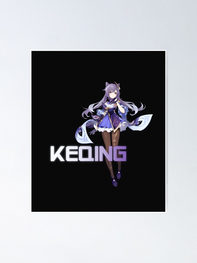 "genshin impact keqing" Poster for Sale by Gloria312 | Redbubble