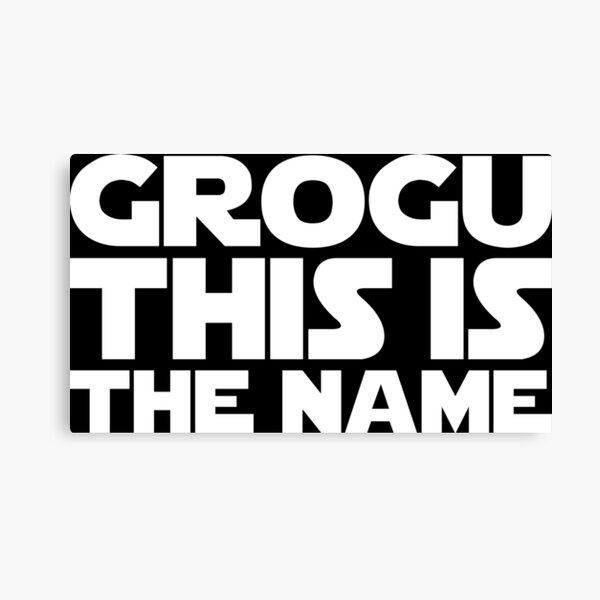 Grogu Canvas Prints | Redbubble