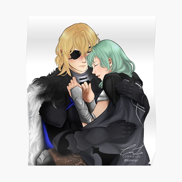 "Dimitri and Byleth " Poster for Sale by Konimycl | Redbubble
