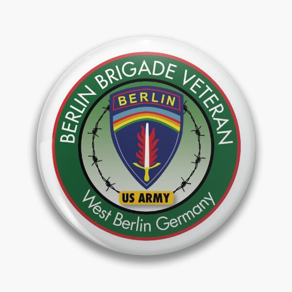 "Berlin Brigade Veteran Logo" Pin for Sale by bg1946 | Redbubble
