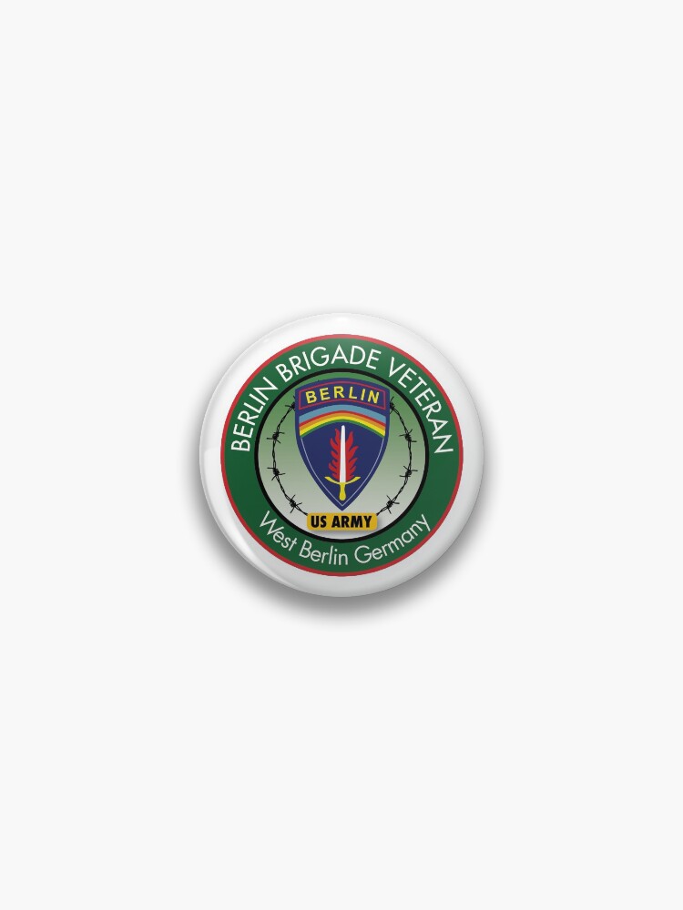 "Berlin Brigade Veteran Logo" Pin for Sale by bg1946 | Redbubble