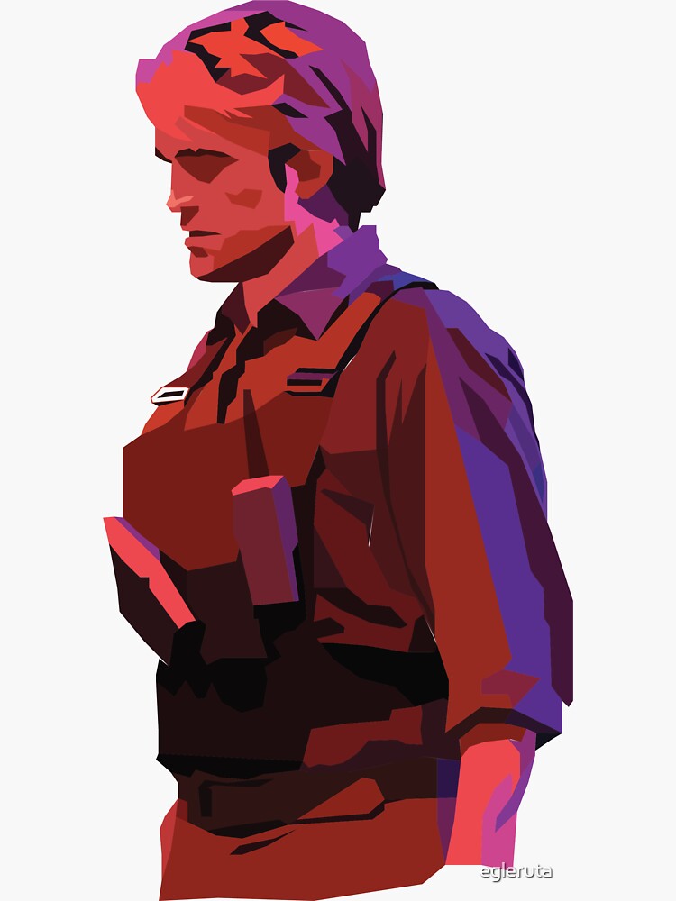 "Neil in Red Room/Blue Room in Tenet" Sticker for Sale by egleruta ...