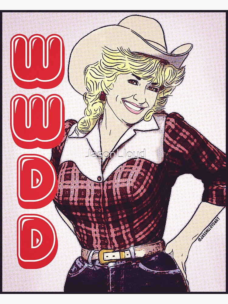 "WWDD" Sticker by JasonLloyd | Redbubble