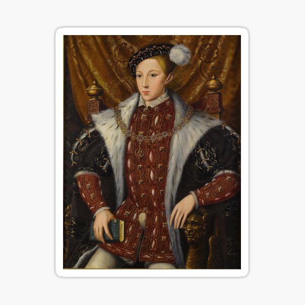 "King Edward VI of England" Sticker by HistoryWear | Redbubble